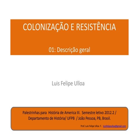A conquista holandesa | PPTX