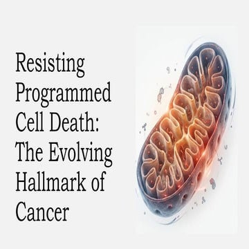 Resisting Programmed Cell Death hallmark | PPTX