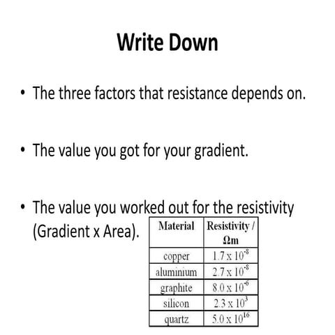Resistivity 2 | PPTX