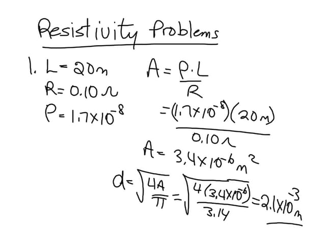 Factors affecting resistance | PPTX