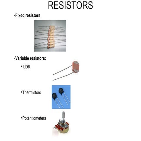 Resistors | PPT | Physics | Science