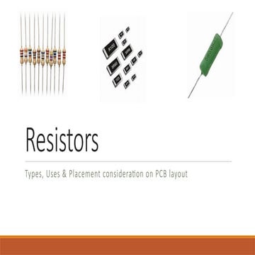 Resistors | PPTX