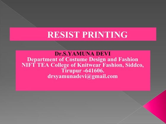 Tie and dye | PPTX | Needlework | Arts and Crafts