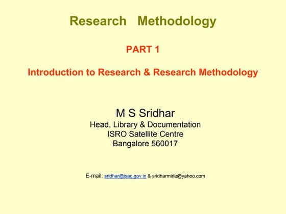 Research methodology, unit 3 | PPTX | Educational Assessment | Education