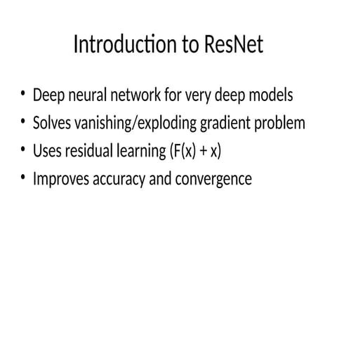 Understanding ResNet: Deep Residual Networks for Improved Neural ...