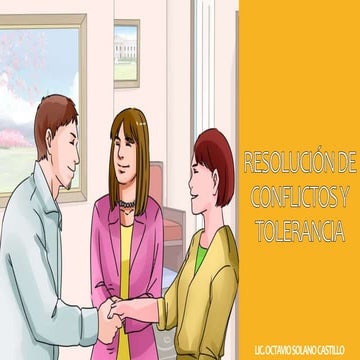 Resolución de conflictos y tolerancia | PPTX