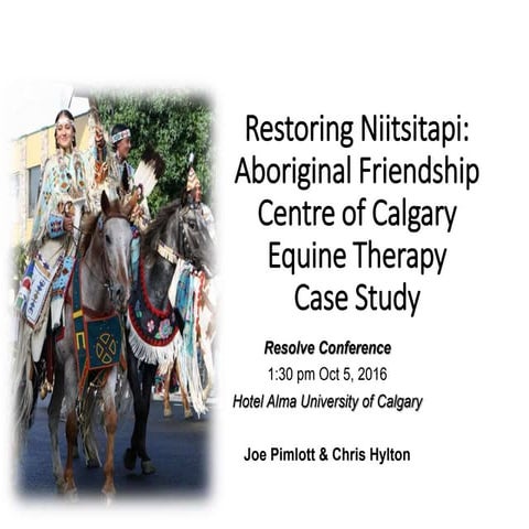 Equine Therapy: Youth at Risk | PPTX