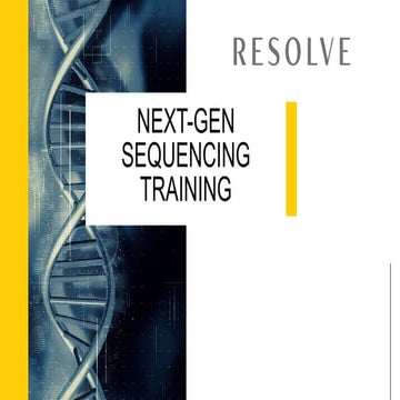 Next gen sequencing training | PPTX | Biotech and Biomedical Industry ...
