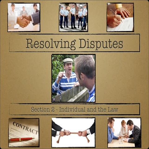 Resolving Disputes | PDF