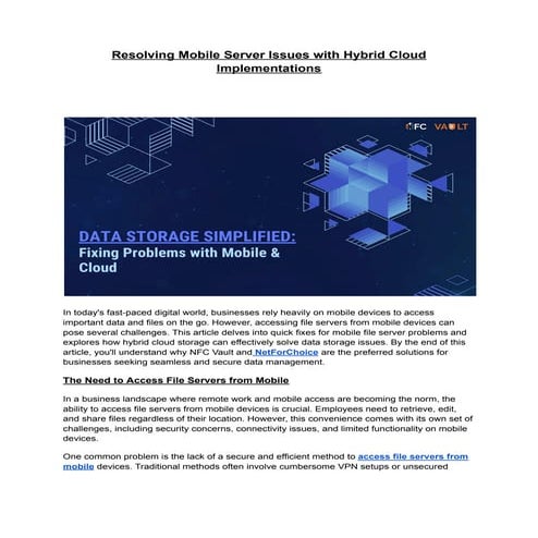 Resolving Mobile Server Issues with Hybrid Cloud Implementations.pdf