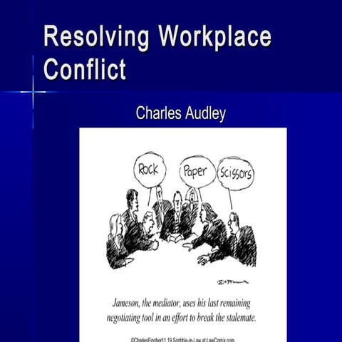 Exploring Workplace Conflict | PPT