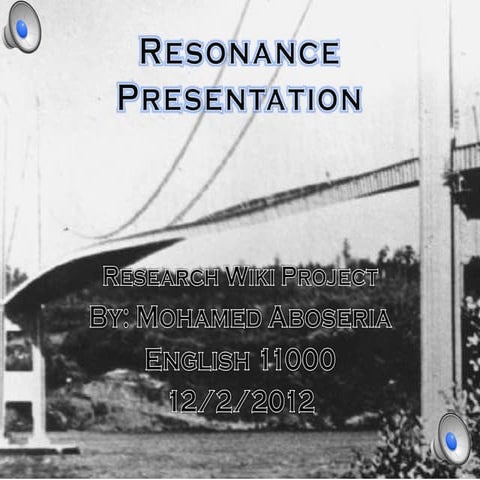 Resonance presentation | PPT