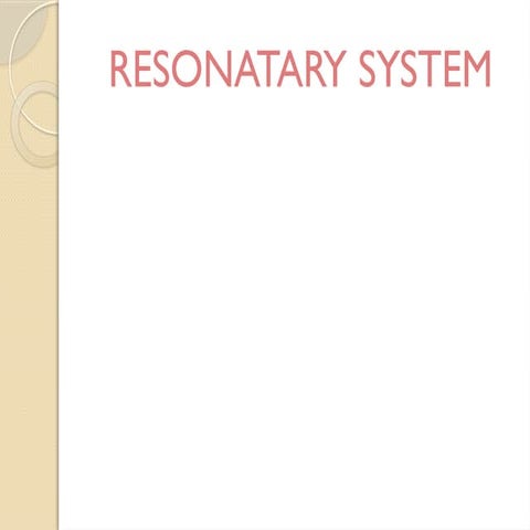 resonatory system along with structure and function | PPT