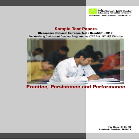 Reso net 2012_sample_test_paper | PDF