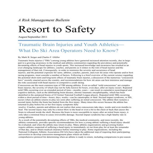 Resort to safety article | PDF