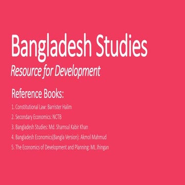 Resource for development | PPTX