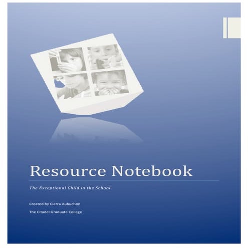 Resource Notebook | PDF