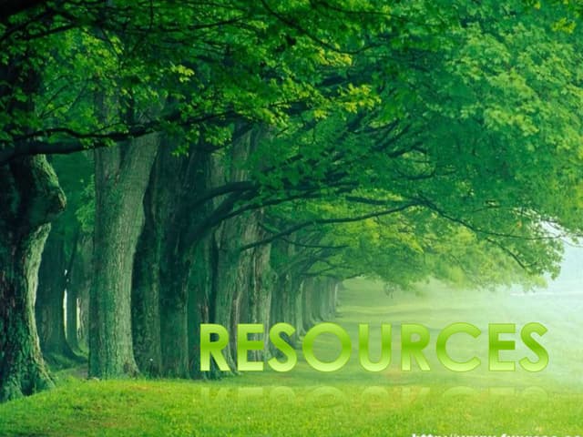 RESOURCES CLASS 8 | PPTX