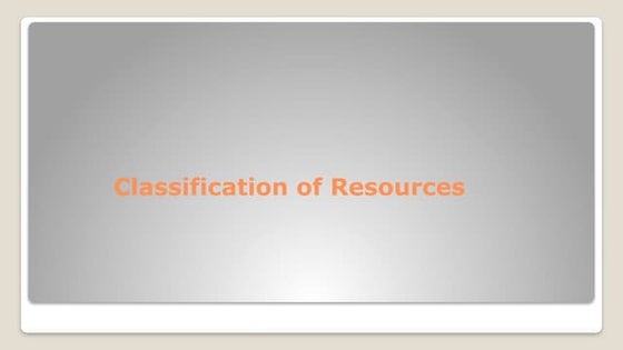 Natural resources | PDF