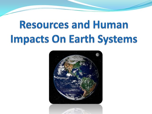 Impact of human activities on environment | PPT
