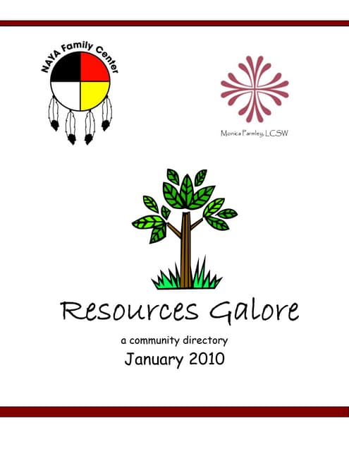 Community resources directory guide | PPT