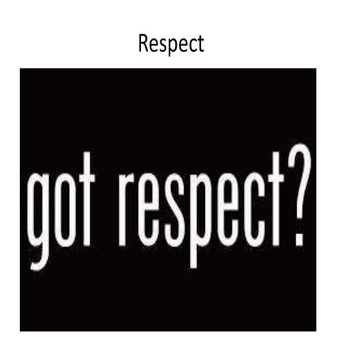 Respect by Noah Booze | PPTX