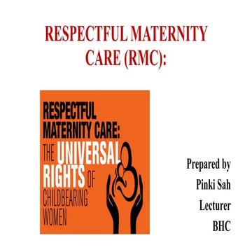 Respectful maternity care | PPT