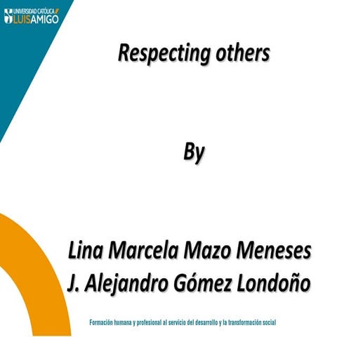 Respecting others | PPT