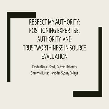 Respect My Authority | PPTX