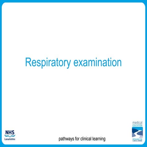 Clinical Examination of RS | PPTX