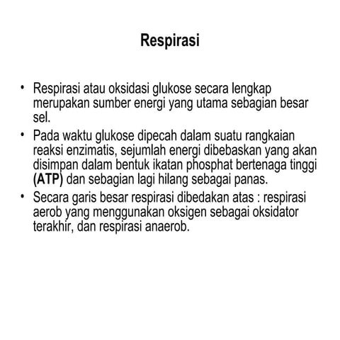 Sistem Respirasi | PPT