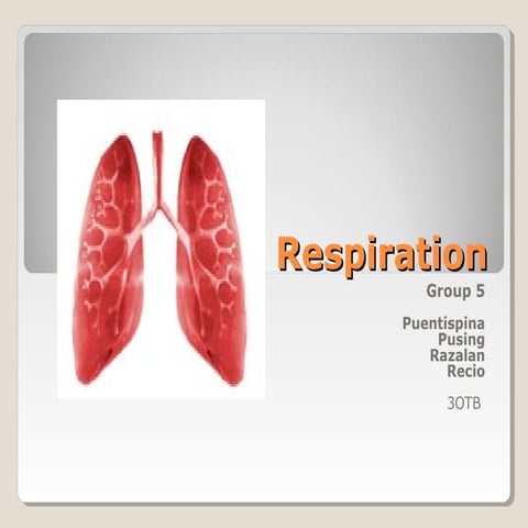 Respiration | PPT