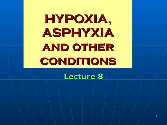 Abnormal types of respiration, HYPOXIA, ASPHYXIA, Cyanosis (The guyton ...