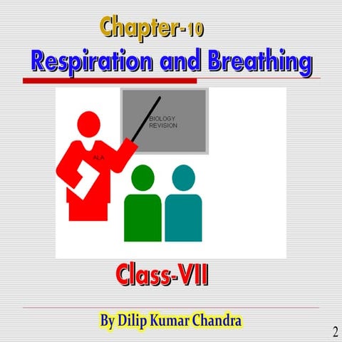 10. Respiration in Organism by Dilip Kumar Chandra | PPT