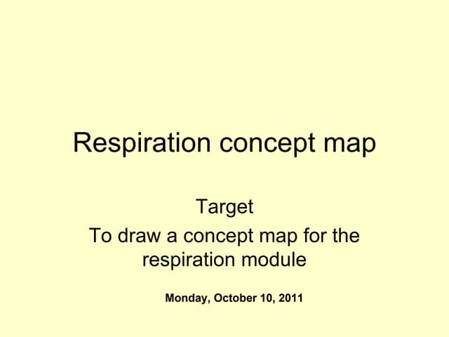 Respiratory Concept Map