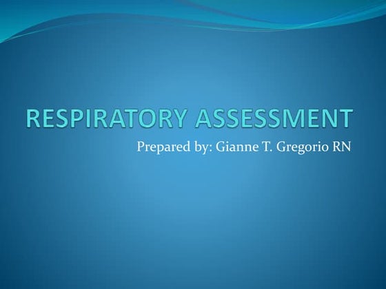 Examination of the respiratory system | PPT