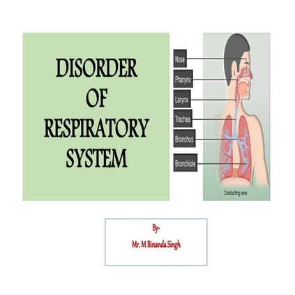 Respiratory system disorder | PPTX | Ear, Nose and Throat Conditions ...