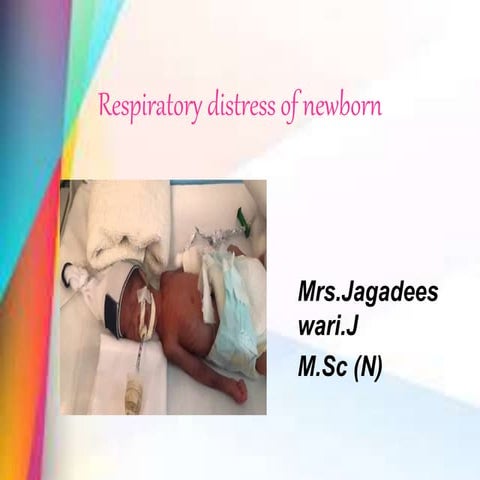 Respiratory distress of newborn | PPTX