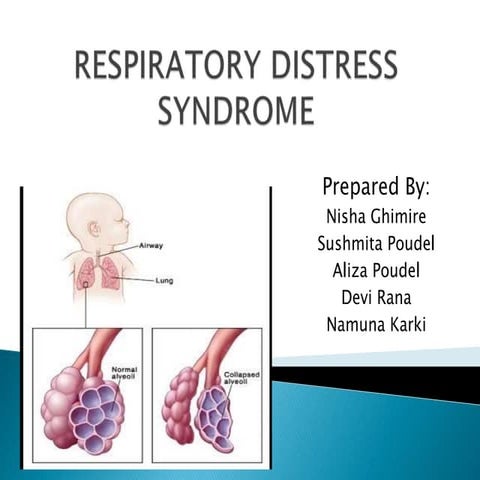 Respiratory distress syndrome | PPTX