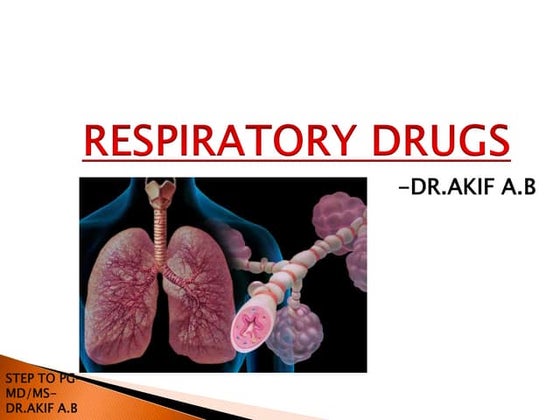 Respiratory Drugs | PPT