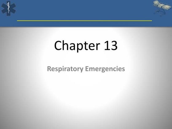 First Aid: Respiratory Emeregencies | PPT