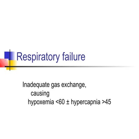 Respiratory failure | PPTX
