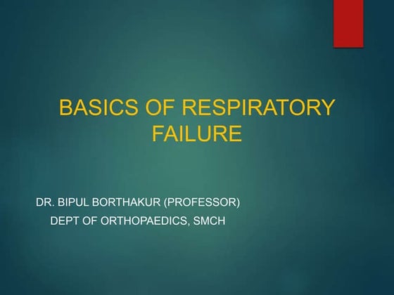 Respiratory failure | PPT