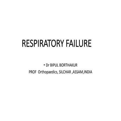 Respiratory failure | PPT