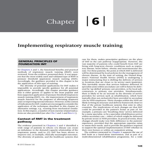 respiratory muscle training book which can help everybody involved in ...