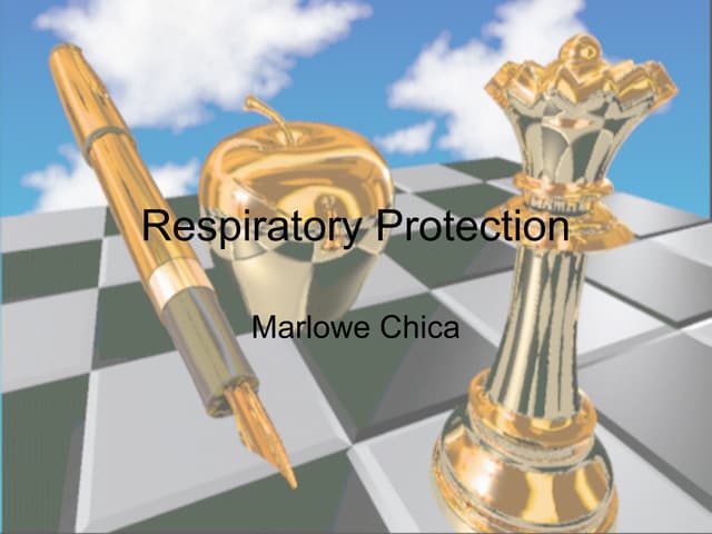 The Basics Of Respiratory Protection | PPT