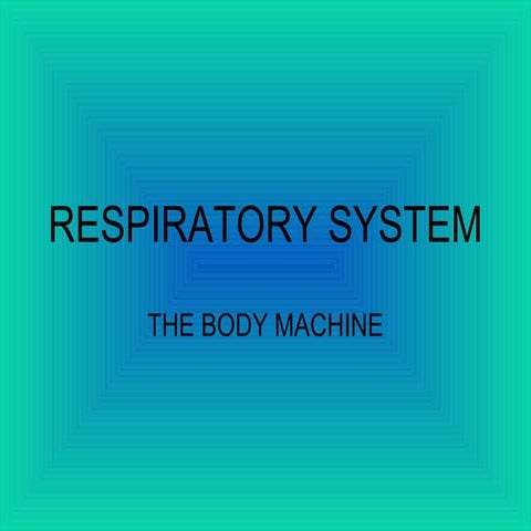Respiratory system 1 | PPT