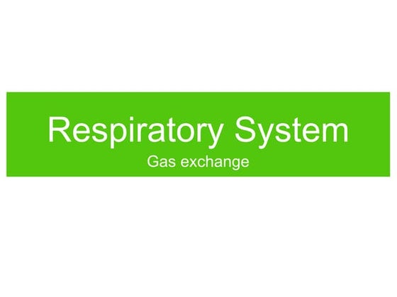 RESPIRATORYBIO presentation in BIOSC course | PPT