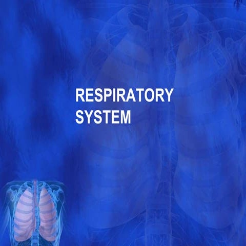 Respiratory system | PPTX