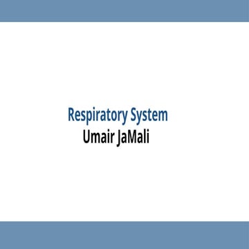 Lecture13 microscopic structure of the respiratory | PPT